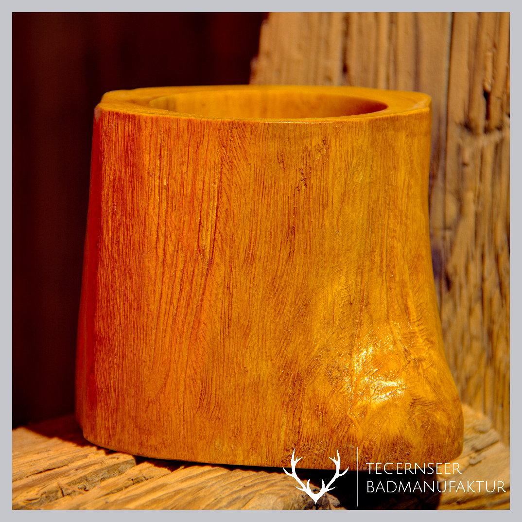 Teake Naturale Utensilienbecher - Tegernseer Badmanufaktur